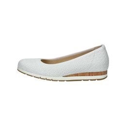 Gabor Comfort Damen Ballerina &raquo; Ballerinas Leder&laquo; wei&szlig; 39