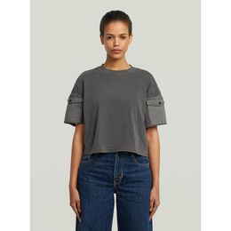 G-Star Raw G-Star Damen G-STAR T-Shirt &raquo;Washed Mix Boxy Cropped T-Shirt&laquo; XL