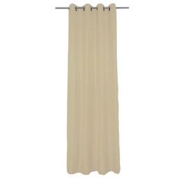 WIRTH Vorhang &raquo;LANGWASSER&laquo; &Ouml;sen 1 Stk. tlg. beige Jacquard, Polyacryl, Polyester