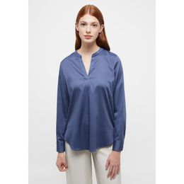 Eterna Damen Longbluse &raquo;LOOSE FIT&laquo; EASY IRON (b&uuml;gelleicht) blau 36