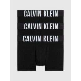 Calvin Klein Underwear Herren Trunk &raquo;TRUNK 3PK&laquo; Packung, 3er, 3 Stk. mit Logo-Elastikbund schwarz M (50), 3 Stk.