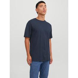 Jack & Jones Jack & Jones Herren Rundhalsshirt &raquo;JJEORGANIC BASIC TEE SS O-NECK NOOS&laquo; blau XXL