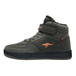 Kangaroos M&auml;dchen Kangaroos Sneaker &raquo;K-CP Bound Mid EV&laquo; wasserabweisend, w&auml;rmendes Innenfutter gr&uuml;n 29