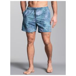 TRIGEMA Damen Shorts &raquo;TRIGEMA Bade-/Freizeitshorts mit Druckmotiv&laquo; gr&uuml;n M, US-Gr&ouml;&szlig;en