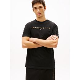 Tommy Jeans Herren T-Shirt &raquo;TJM REG LINEAR LOGO TEE EXT&laquo; L