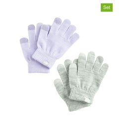 COOL CLUB 2er-Set: Handschuhe in Lila/ Grau - 35% | Gr&ouml;&szlig;e 116/134 | Kinderhandschuhe