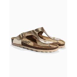 Sunbay Zehentrenner "Camelia" in Gold - 65% | Gr&ouml;&szlig;e 40 | Damen-sandalen