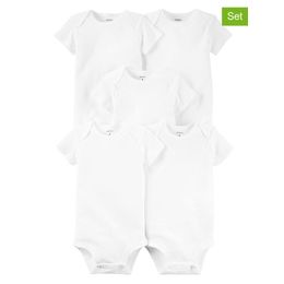Carter's carter's 5er-Set: Bodys in Wei&szlig; - 39% | Gr&ouml;&szlig;e 62 | Baby-bodys