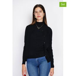 William de Faye Twinset in Schwarz - 75% | Gr&ouml;&szlig;e 38 | Damen-pullover-cardigans