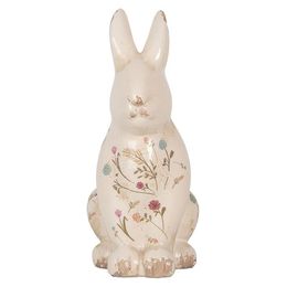 Clayre&Eef Dekofigur ''Kaninchen'' in Creme/ Bunt - (B)12 x (H)28 x (T)16 cm - 54% | Dekofiguren