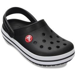Crocs M&auml;dchen Clog &raquo;Crocband Clog K&laquo; Sommerschuh, Schlappen, Hausschuh, Badeschuh mit Kontrast-Akzenten schwarz-wei&szlig; 36