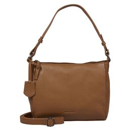 Burkely Leder-Schultertasche "Lush Lucy" in Cognac - (B)25 x (H)20 x (T)10 cm - 50% | Damen-taschen