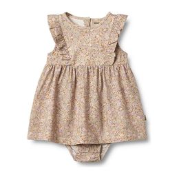 Wheat Bodykleid "Vianna" in Beige/ Lila - 49% | Gr&ouml;&szlig;e 92 | Baby-kleider-roecke
