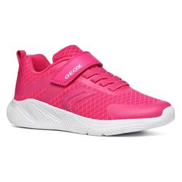 Geox M&auml;dchen Sneaker &raquo;J SPRINTYE GIRL&laquo; , Freizeitschuh, Schlupfschuh mit Klettverschluss pink 24