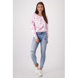 monari Sweatshirt in Pink/ Wei&szlig; - 67% | Gr&ouml;&szlig;e 40 | Damen-sweatshirts-jacken