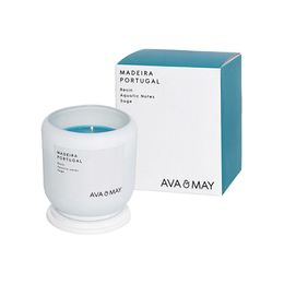 AVA & MAY AVA & MAY Duftkerze "Madeira" in Blau - 200 g - 57% | Kerzen-vasen