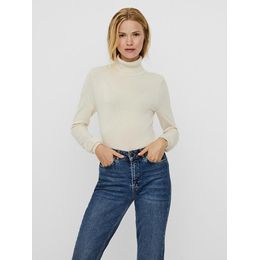 V&eacute;ro Moda Vero Moda Rollkragenpullover in Creme - 46% | Gr&ouml;&szlig;e XL | Damen-pullover-cardigans