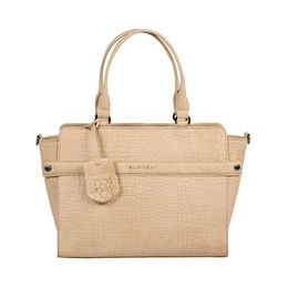 Burkely Leder-Henkeltasche "Casual Carly" in Beige - (B)30 x (H)23 x (T)10 cm - 66% | Damen-taschen