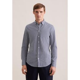 Seidensticker Damen Seidensticker Businesshemd Slim 1/1 Button-Down-Kragen Karo S (38), normale &Auml;rmell&auml;ngen