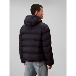 Calvin Klein Jeans Herren Steppjacke &raquo;LS NYLON MONOGRAM PUFFER JKT&laquo; ohne Kapuze Mit Rundhalsausschnitt, regular fit XL