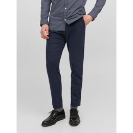 Jack & Jones Jack & Jones Herren Chinohose &raquo;JPSTMARCO &ndash; Chinohose mit mittlerer Taille, Slim Fit, bequem&laquo; unifarben, modisch, slim fit, Web blau 30, L&auml;nge 32