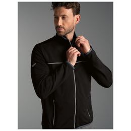 TRIGEMA Herren Trainingsjacke &raquo;TRIGEMA Praktische Sportjacke aus Microfaser&laquo; 1 Stk. tlg. schwarz L