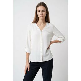 Only Damen Only Shirtbluse &raquo;ONLJANA METTE V-NECK LS SHIRT NOOS WVN&laquo; L