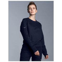 TRIGEMA Damen Sweatshirt &raquo;TRIGEMA Sweatshirt aus Biobaumwolle&laquo; blau M