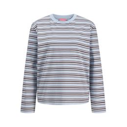 Jack & Jones JJXX Shirt 'JXSophia' Damen Gr&ouml;&szlig;e M pastellblau / braun / wei&szlig;