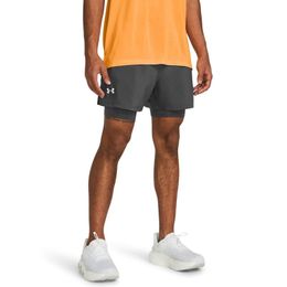 Under Armour Herren Shorts f&uuml;r vielseitige Aktivit&auml;ten, mit Elasthan-Anteil, leichtes Material grau XXL, N-Gr