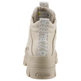 Buffalo Damen Schn&uuml;rboots &raquo;ASPHA NC MID&laquo; Schn&uuml;rstiefelette, High Top Sneaker mit weicher Schaftrandpolsterung beige 39