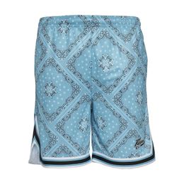 Karl Kani Herren Shorts &raquo; Herren KM232-011-1 KK Varsity Paisley Mesh Shorts&laquo; XS, US-Gr&ouml;&szlig;en