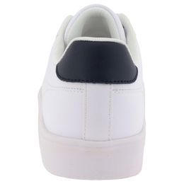 Tom Tailor Herren Tom Tailor Sneaker , Kontrastbesatz an der Ferse, Freizeitschuh, Halbschuh, Schn&uuml;rschuh wei&szlig; 41