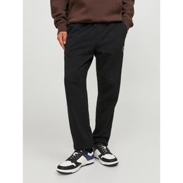 Jack & Jones Jack & Jones Herren Sweathose &raquo;JPSTGORDON Jogpants mit Kordelzug und bequemem Schnitt&laquo; unifarben, modisch, bequem, Baumwolle schwarz M, N-Gr
