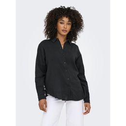 Jacqueline de Yong Jdy Damen JDY Hemdbluse &raquo;JDYTHEIS LIFE L/S LOOSE SHIRT WVN NOOS&laquo; Baumwolle, regular fit grau L