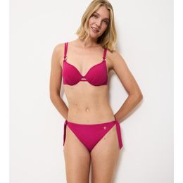 Triumph Damen B&uuml;gel-Bikini-Top &raquo;Summer Twist WP 01&laquo; gepolstert, Zierringe lila 46, Cup B