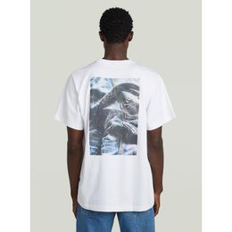 G-Star Raw G-Star Herren G-STAR T-Shirt &raquo;Back Photo Print Loose T-Shirt&laquo; M