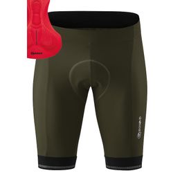 Gonso Herren Fahrradhose &raquo;SITIVO M&laquo; Herren Radhose mit innovativem Sitzpolsterkonzept rot XXL, Normalgr&ouml;&szlig;en