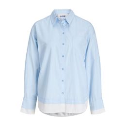 Jack & Jones JJXX Bluse 'JXCaro' Damen Gr&ouml;&szlig;e XL hellblau / wei&szlig;