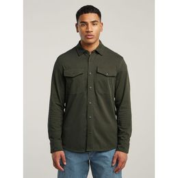 G-Star Raw G-Star Herren G-STAR Langarmshirt &raquo;Jersey Hemd Marine Pockets&laquo; M