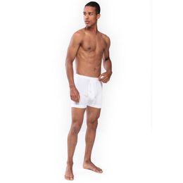 Mey Herren Langer Boxer &raquo;Noblesse&laquo; 2er-Pack, Aufgesetzter Webbund, super soft wei&szlig; 6/L