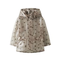Lil'atelier Funktionsjacke M&auml;dchen Gr&ouml;&szlig;e 104 beige / brokat / schwarz / offwhite