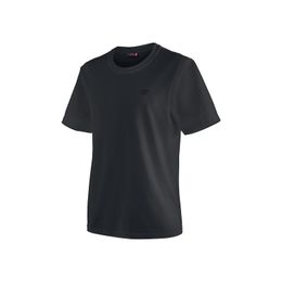 Maier Sports Damen Funktionsshirt &raquo;Walter&laquo; Herren T-Shirt, rundhals pique Outdoorshirt, schnelltrocknend schwarz L