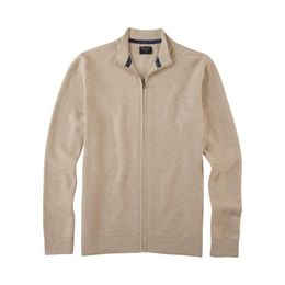OLYMP Herren OLYMP Strickjacke &raquo;OLYMP Strick Casual&laquo; beige XXL