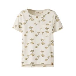 Lil'atelier T-Shirt Jungen Gr&ouml;&szlig;e 92 grau / wei&szlig;