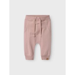 name it Jungen Sweathose &raquo;NBNTAKKI mit verstellbarem Bund und bequemer Form&laquo; meliert, regular fit, Baumwollmix, Sweatware beige 110, N-Gr