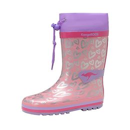 Kangaroos Gummistiefel "K-Rain" in Rosa - 36% | Gr&ouml;&szlig;e 24 | Babygummistiefel