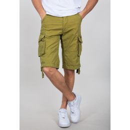 Alpha Industries Damen Shorts &raquo;Jet Short&laquo; gr&uuml;n 34, Normalgr&ouml;&szlig;en