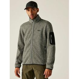 Regatta Fleecejacke "Newhill" in Grau - 74% | Gr&ouml;&szlig;e L | Herren-pullover-sport
