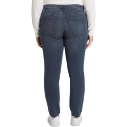 Tom Tailor Plus Damen Tom Tailor PLUS Slim-fit-Jeans blau 48, N-Gr